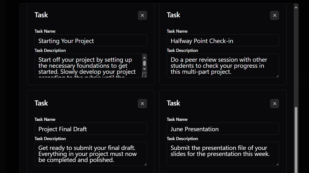 Assisted Assignments